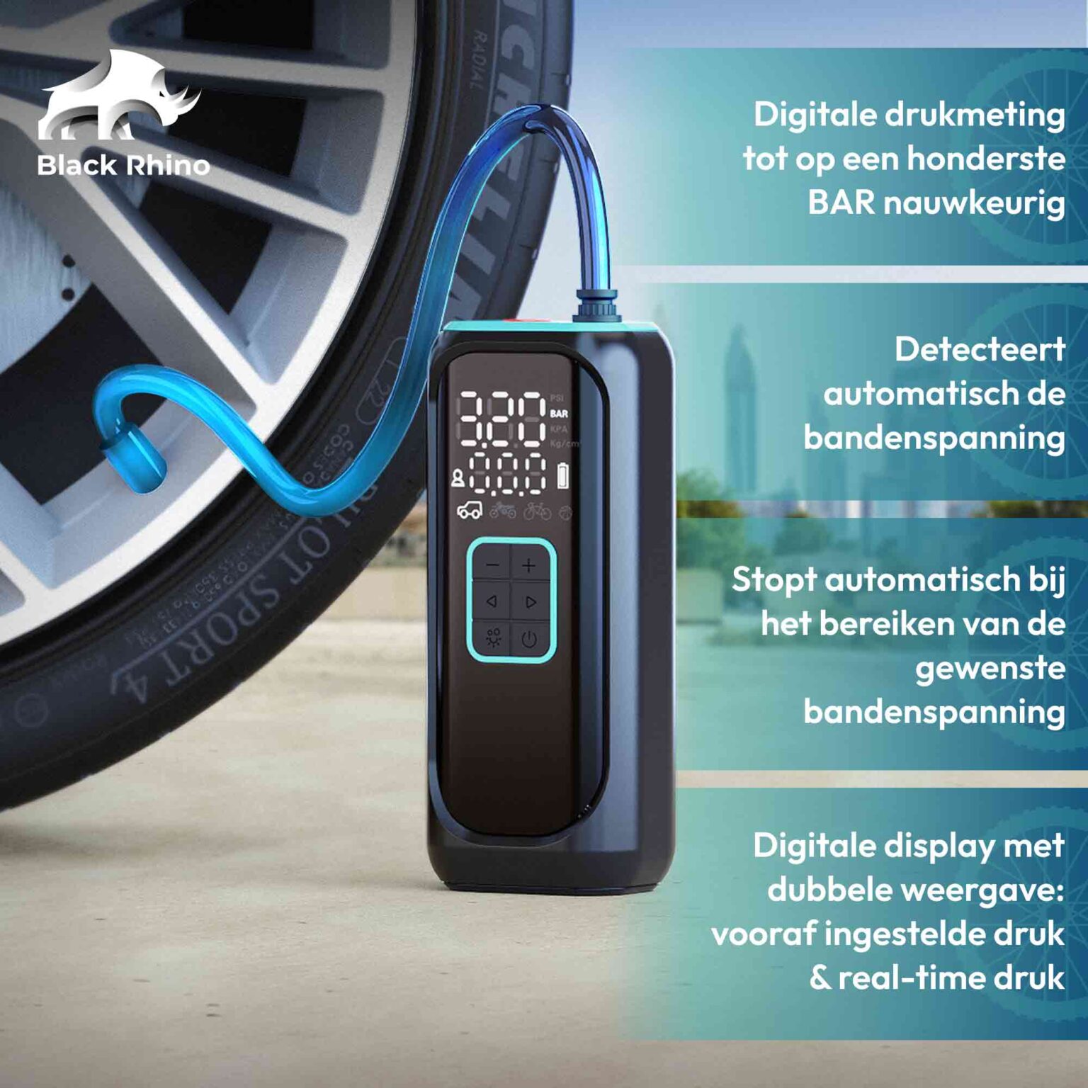 Black Rhino AeroBoost T-2 Luchtcompressor