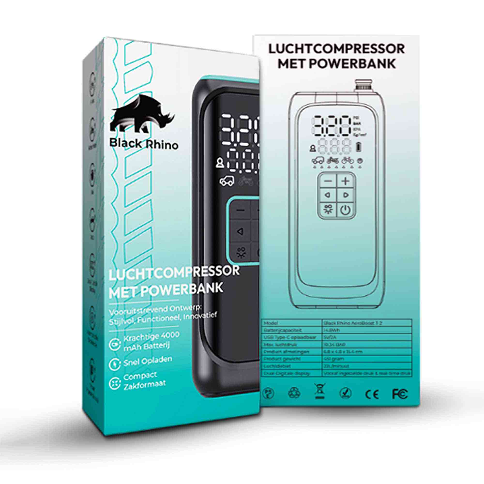 Black Rhino AeroBoost T-2 Luchtcompressor